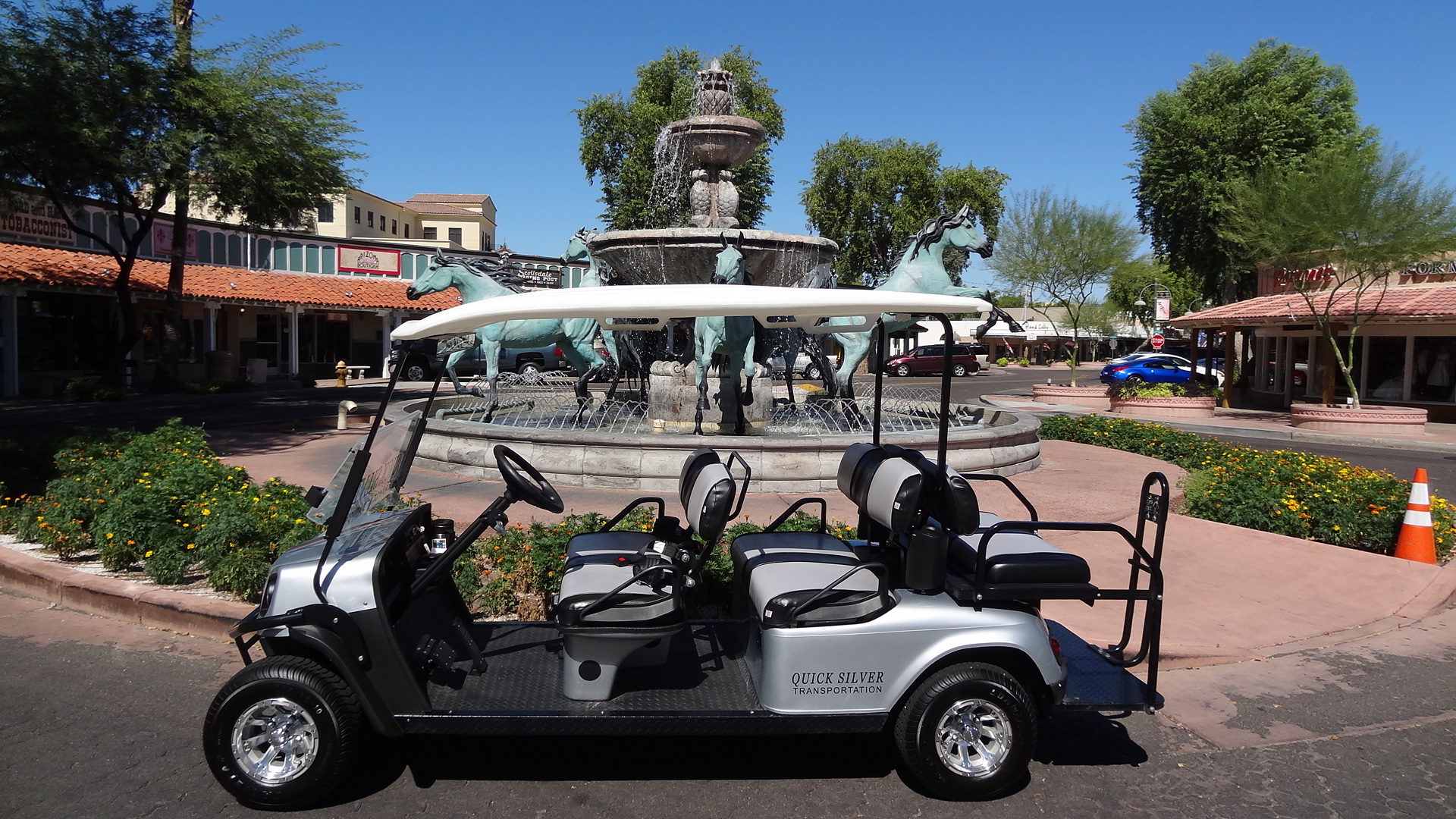 Quicksilver Transportation - Golf Cart Taxi Rides in Oldtown Scottsdale